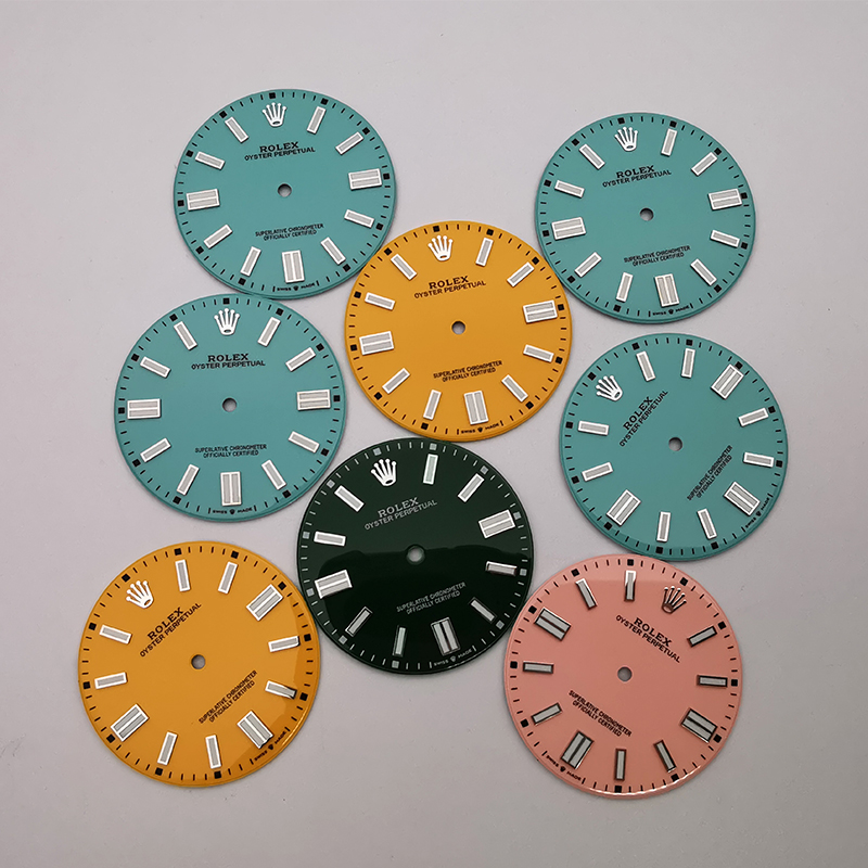 Tiffany Blue Color Watch Dial For 41mm Rolex Oyster Perpetual 124300