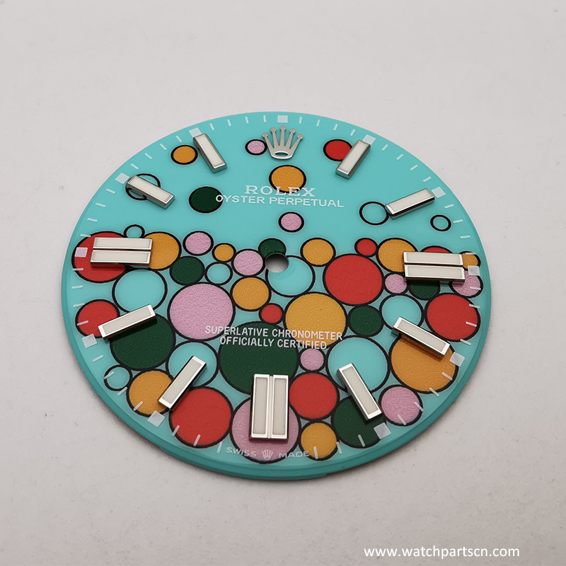 Colorful Bubble Watch Dial for Rolex Oyster Perpetual 41MM