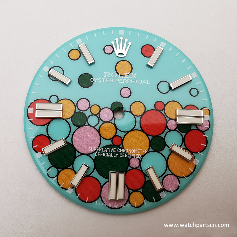 Colorful Bubble Watch Dial for Rolex Oyster Perpetual 41MM