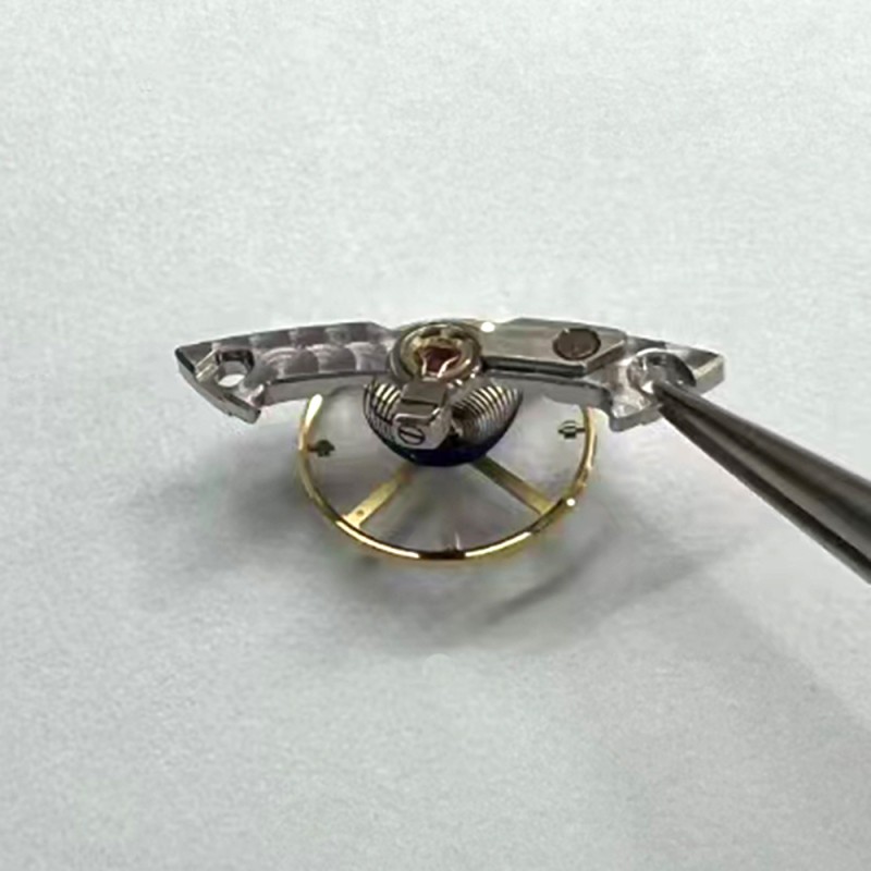 Original Blue Spring Balance and Balance Bridge For Rolex 3135 Movement ...
