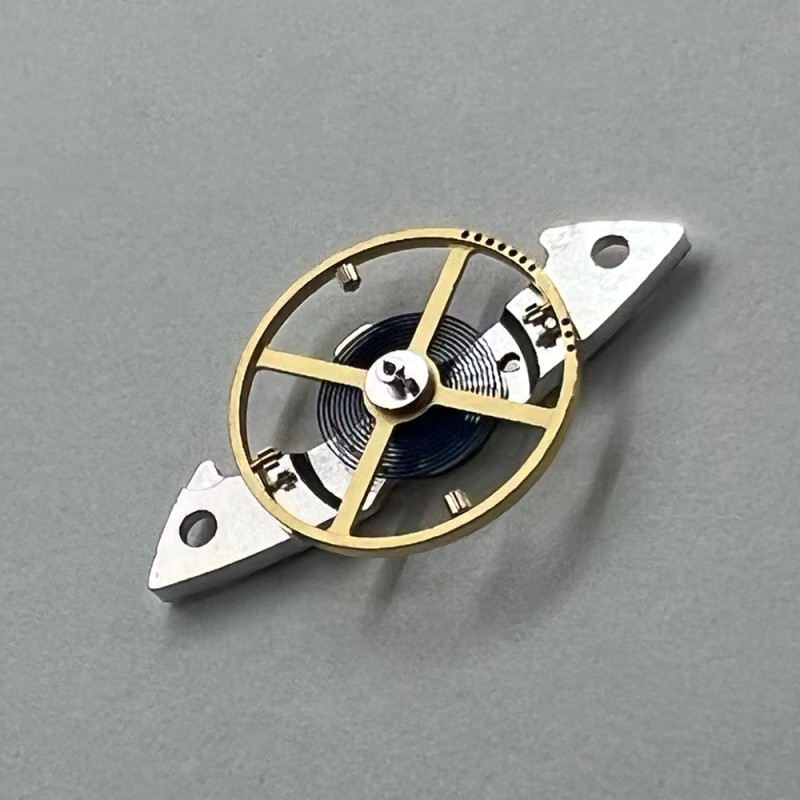 Original Blue Spring Balance and Balance Bridge For Rolex 3135 Movement ...